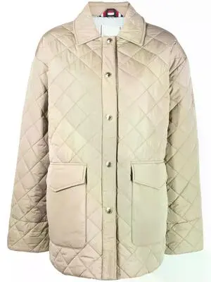 Tommy Hilfiger Quilted Button-up Coat