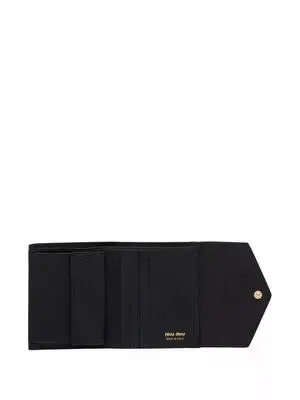 Miu Miu Logo-lettering Compact Wallet
