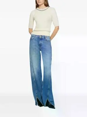 SIMONA CORSELLINI Wide-leg Jeans