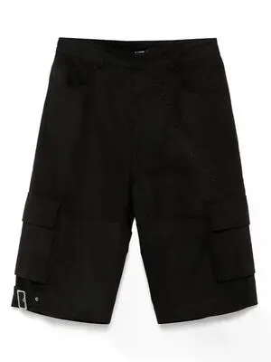 We11Done Embossed-detail Cargo Shorts