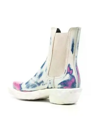 Camper Distressed-effect Ankle Boots