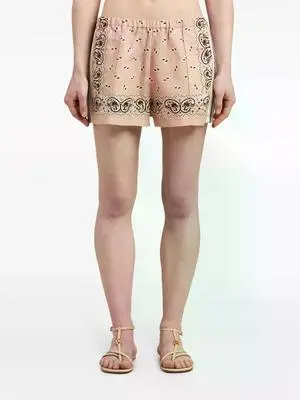 Palm Angels Paisley-print Track Shorts