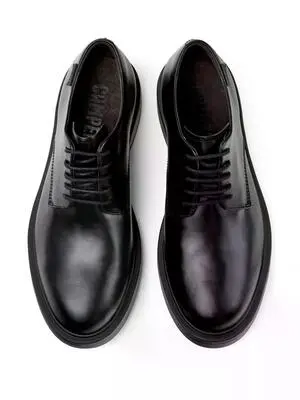Camper Dean Leather Derby Shoes - Black