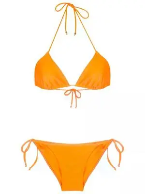 AMIR SLAMA Self-tie Triangle Bikini - Orange