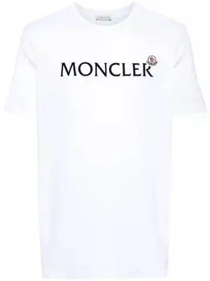 Moncler Flocked-logo Cotton T-shirt