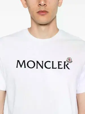 Moncler Flocked-logo Cotton T-shirt