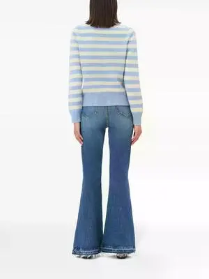 GANNI Graphic Cat Striped Sweater