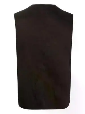 DELL'OGLIO Fine-knit Merino Wool Vest
