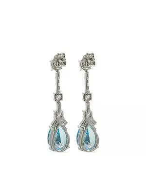 JUWELINA PARIS Aquamarine Drop Earrings