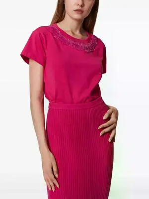 TWINSET Fringe-detailing T-shirt