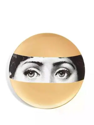 FORNASETTI Tema E Variazioni Wall Plate - Metallic