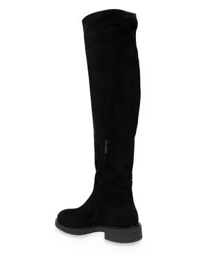 GIANVITO ROSSI Lexington Leather Boots - Black