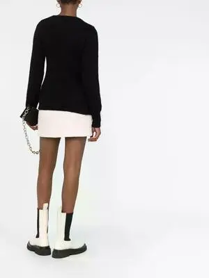 Jacquemus La Maille Pau Asymmetric Cardigan - Black