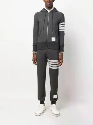 Thom Browne Signature 4-bar Stripe Track Pants - Grey