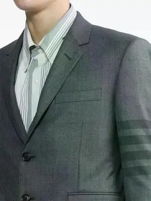 Thom Browne 4-bar Single-breasted Blazer - Grey