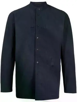 Shiatzy Chen Collarless Long-sleeved Shirt