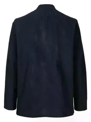 Shiatzy Chen Collarless Long-sleeved Shirt