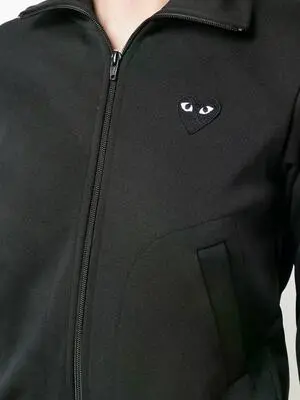 Play Comme Des Garcon Heart Logo-patch Track Jacket
