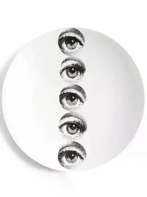 FORNASETTI Tema E Variazioni N.43 Wall Plate - White