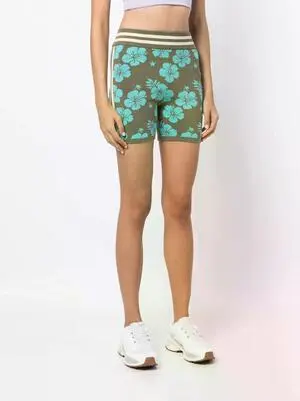 The Upside Aloha-knit Spin Shorts