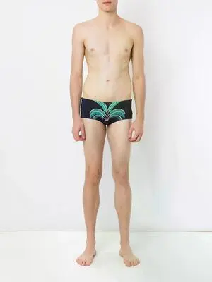AMIR SLAMA Printed Swim Briefs