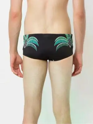 AMIR SLAMA Printed Swim Briefs