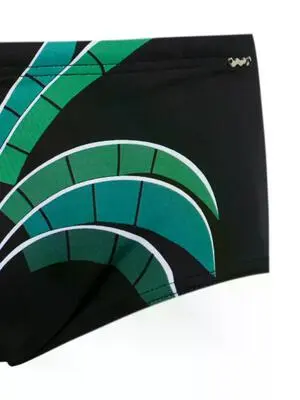 AMIR SLAMA Printed Swim Briefs