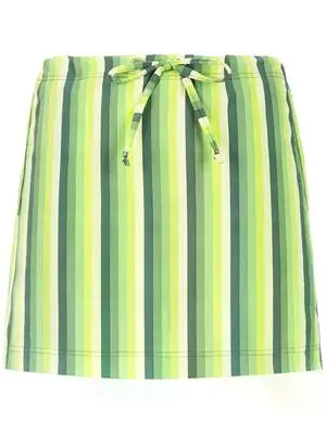 AMIR SLAMA Striped Swimsuit - Green