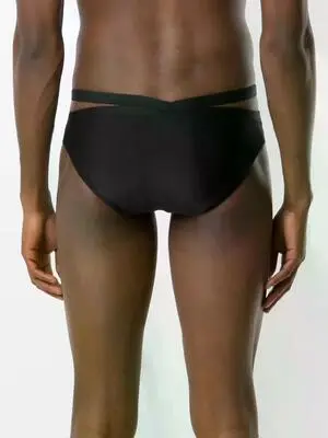 AMIR SLAMA Cut-out Swim Trunks