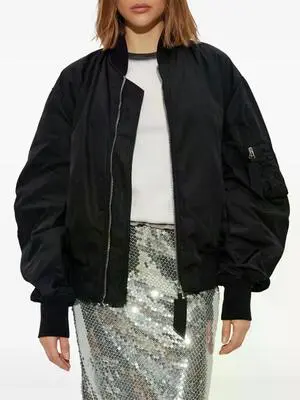 Attico Bishop-sleeves Bomber Jacket
