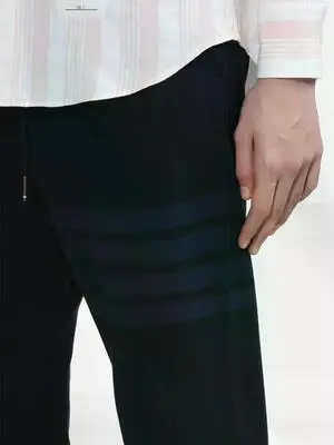 Thom Browne 4-bar Loopback Track Pants - Blue