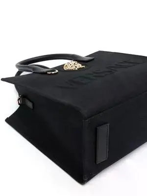 Versace La Medusa Canvas Tote Bag