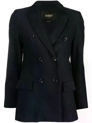 Seventy Double-breasted Tailored Blazer - Blue