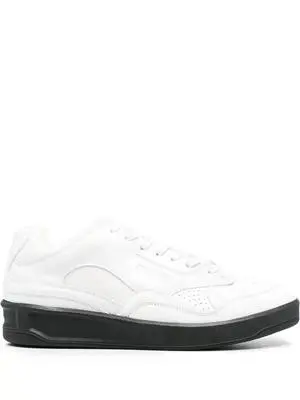 JIL SANDER Panelled Low-top Leather Sneakers