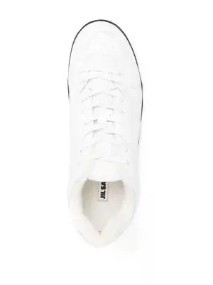 JIL SANDER Panelled Low-top Leather Sneakers