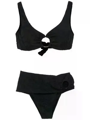 AMIR SLAMA Cut-out Bikini - Black