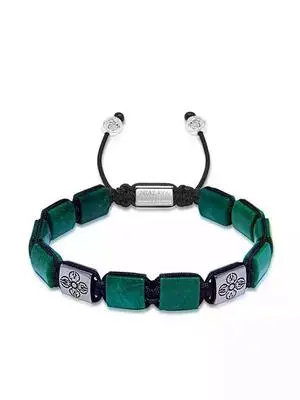 NIALAYA JEWELRY African Jade And Silver Bracelet - Green