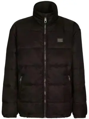 Dolce & Gabbana Logo-tag High-neck Padded Jacket