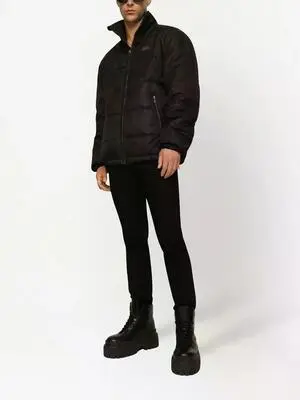 Dolce & Gabbana Logo-tag High-neck Padded Jacket