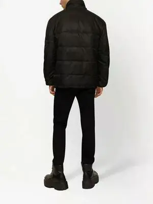 Dolce & Gabbana Logo-tag High-neck Padded Jacket