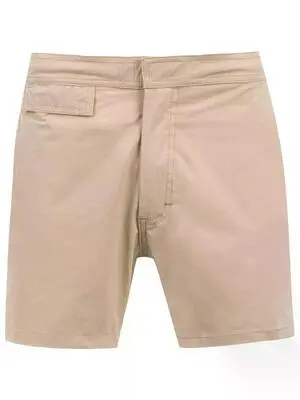 AMIR SLAMA Mid-rise Swim Shorts - Neutrals