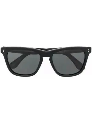 Oliver Spencer Square Frame Sunglasses - Black