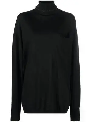 QUIRA Ribbed-knit Roll Neck Jumper