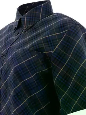 Burberry Checked Cotton Shirt