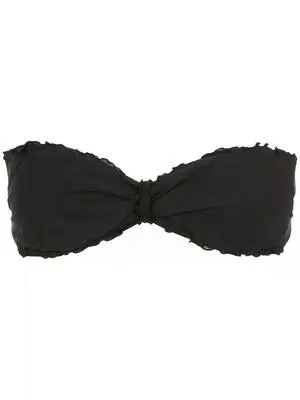 AMIR SLAMA Sleeveless Bikini Top - Black