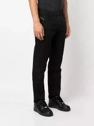 DIESEL® D-finitive Tapered-leg Jeans - Black