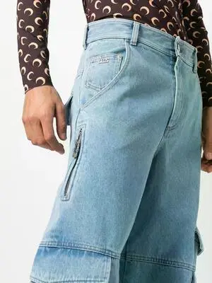 Gcds Cargo Pocket Wide Leg Jeans
