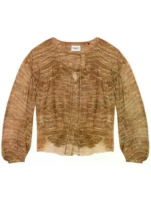 MARANT ETOILE Advika Top - Brown