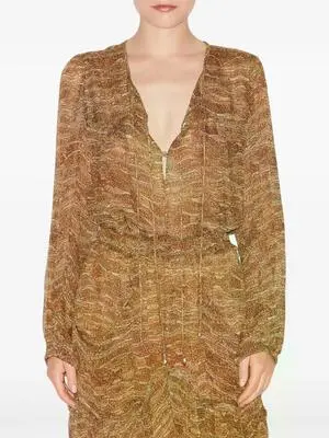 MARANT ETOILE Advika Top - Brown