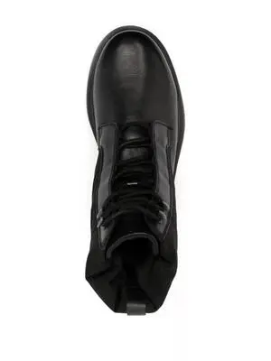 Calvin Klein Padded-panel Lace-up Boots